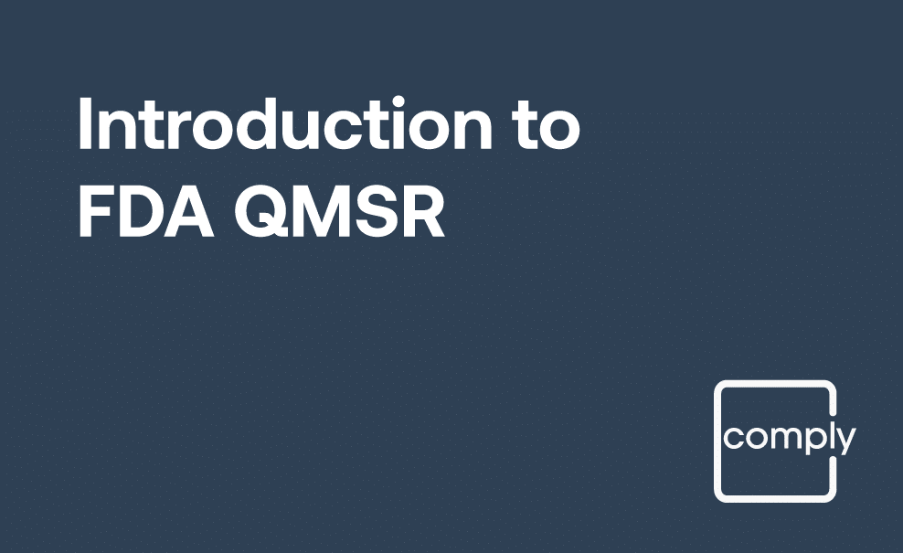 Introduction to FDA QMSR Training | Comply Guru USA